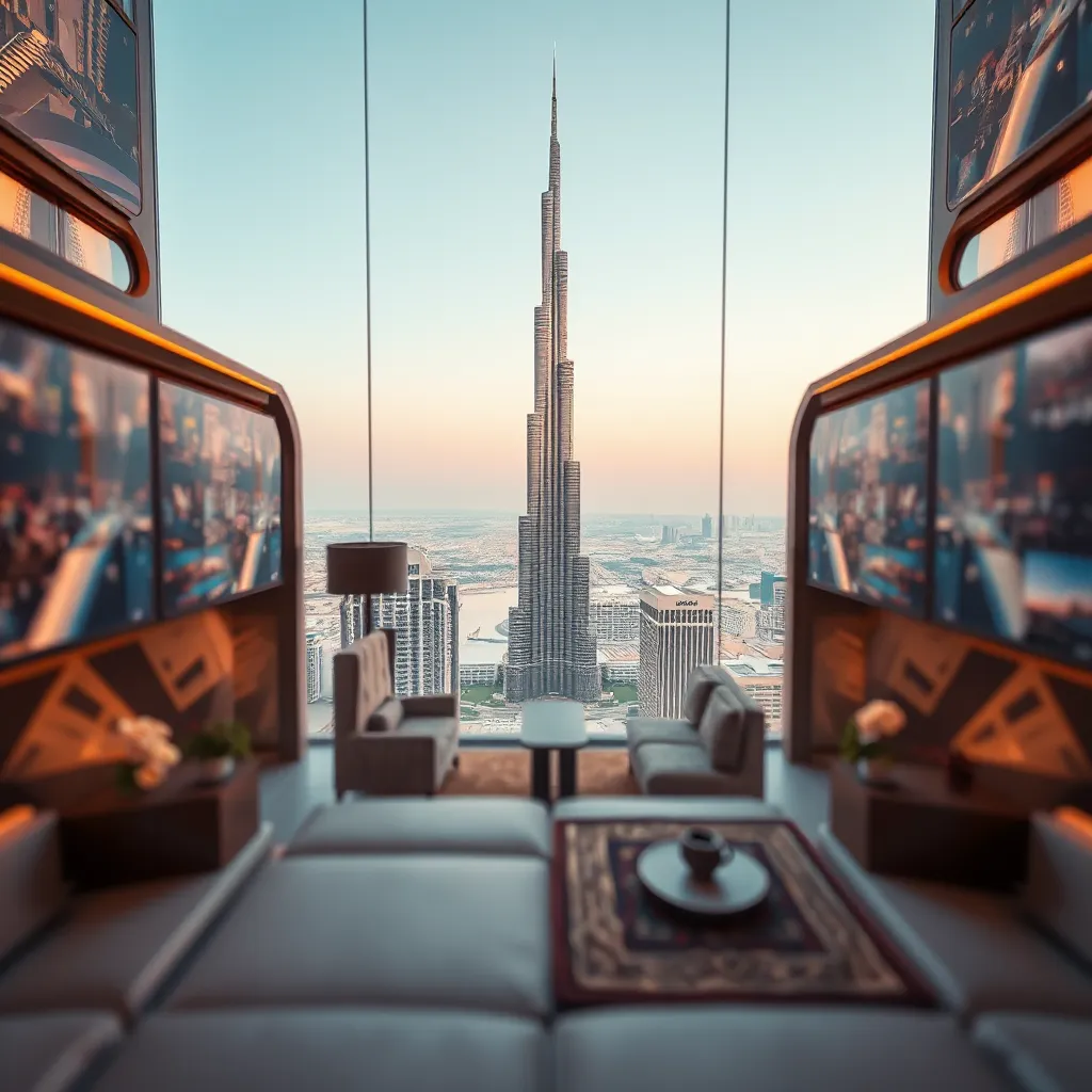 Burj Views from the East Tower: A Detailed Exploration
